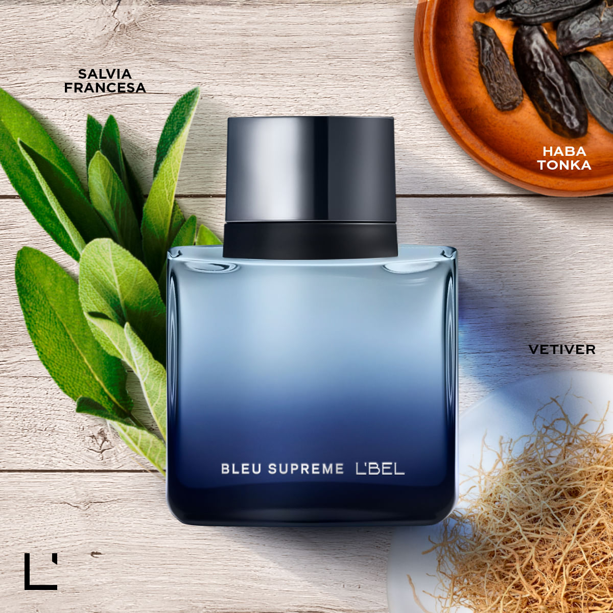 BLEU SUPREME Perfume para Hombre de L’bel, 90ml – Munaycha Store
