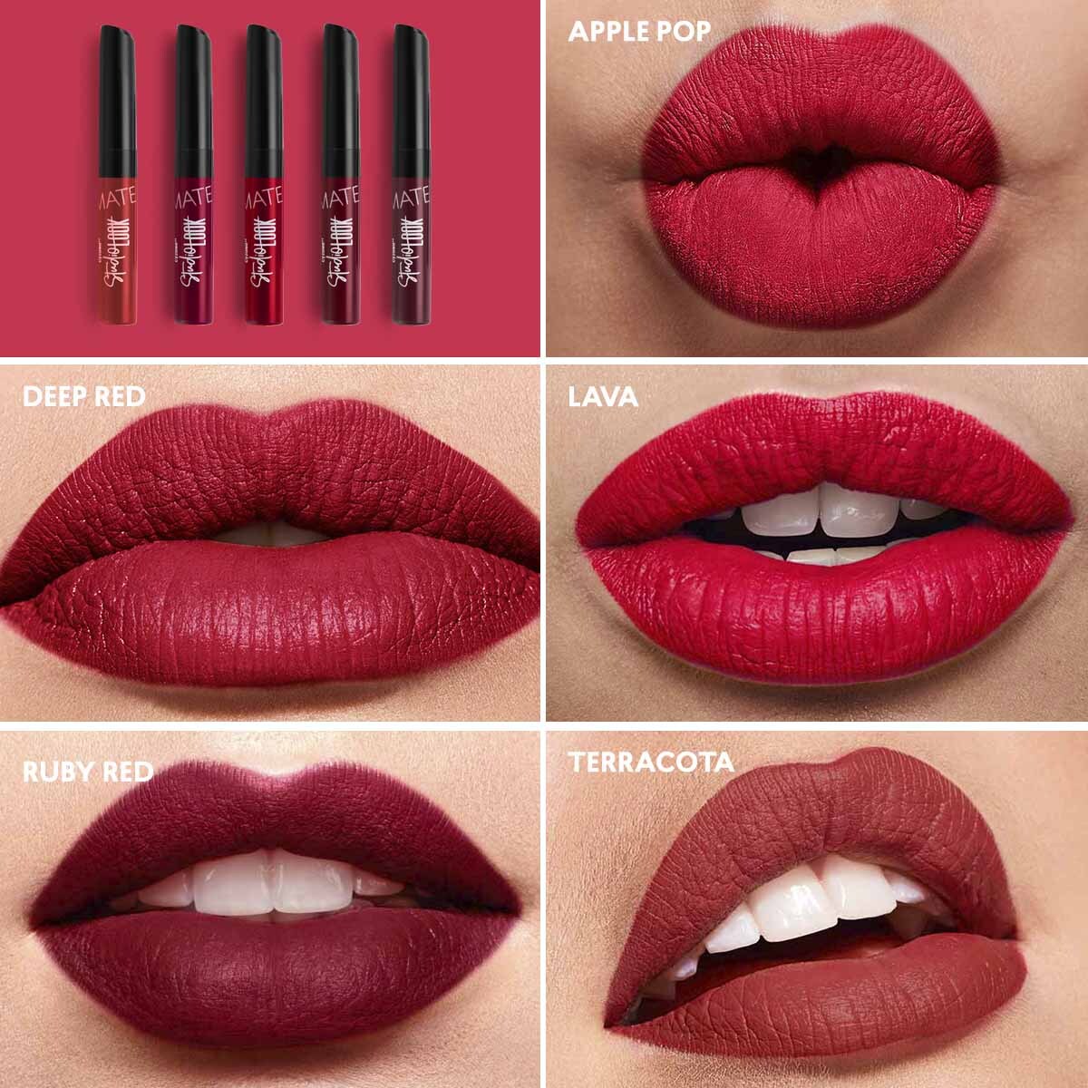 Labial Studio Look Mate Cyzone | Deep Red, 6ml – Munaycha Store